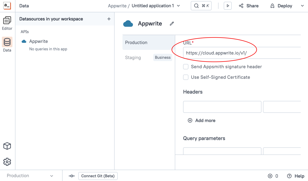 Integrating Appwrite with Appsmith | Appsmith Community Portal